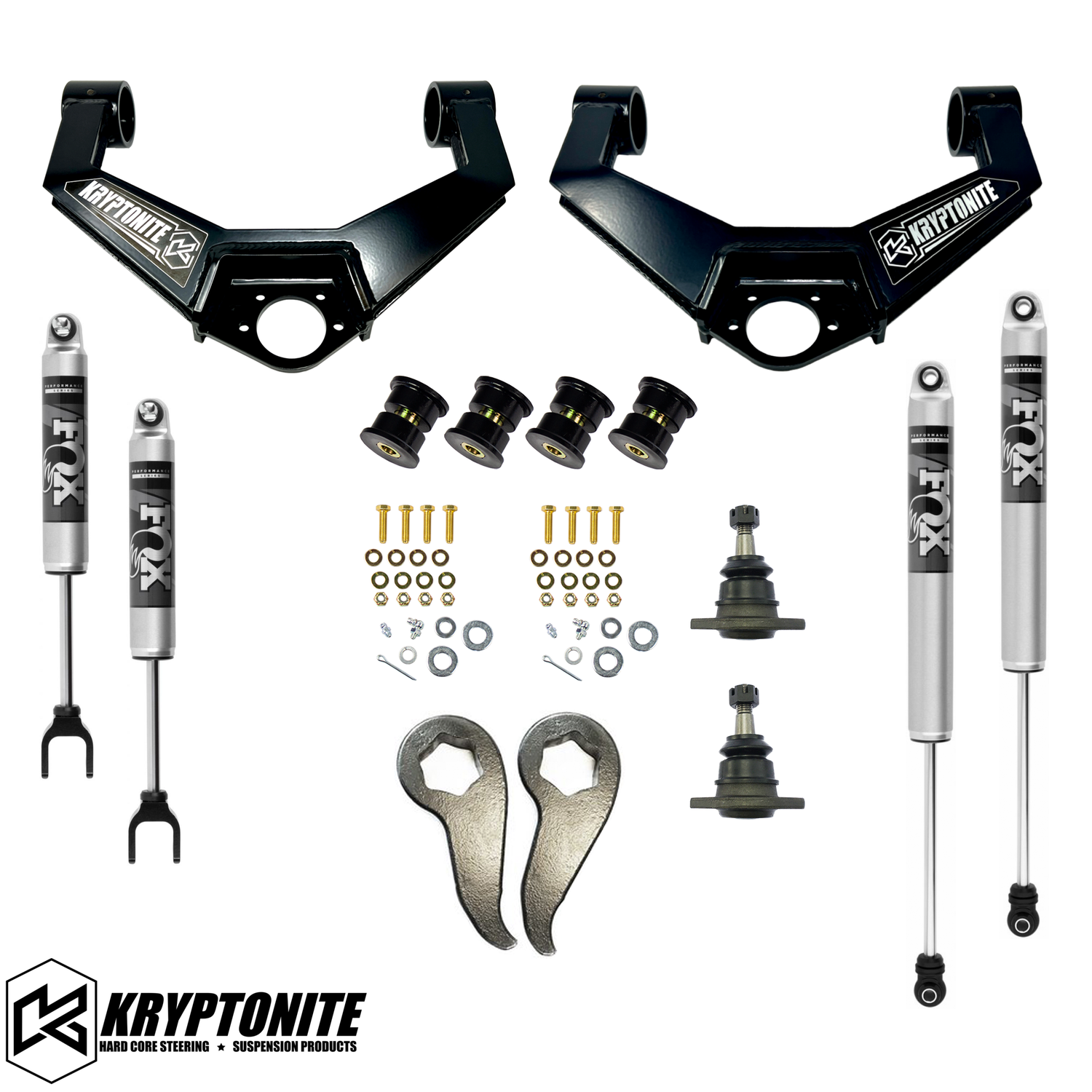 KRYPTONITE STAGE 3 LEVELING KIT WITH FOX SHOCKS 2020-2025 – Kryptonite ...